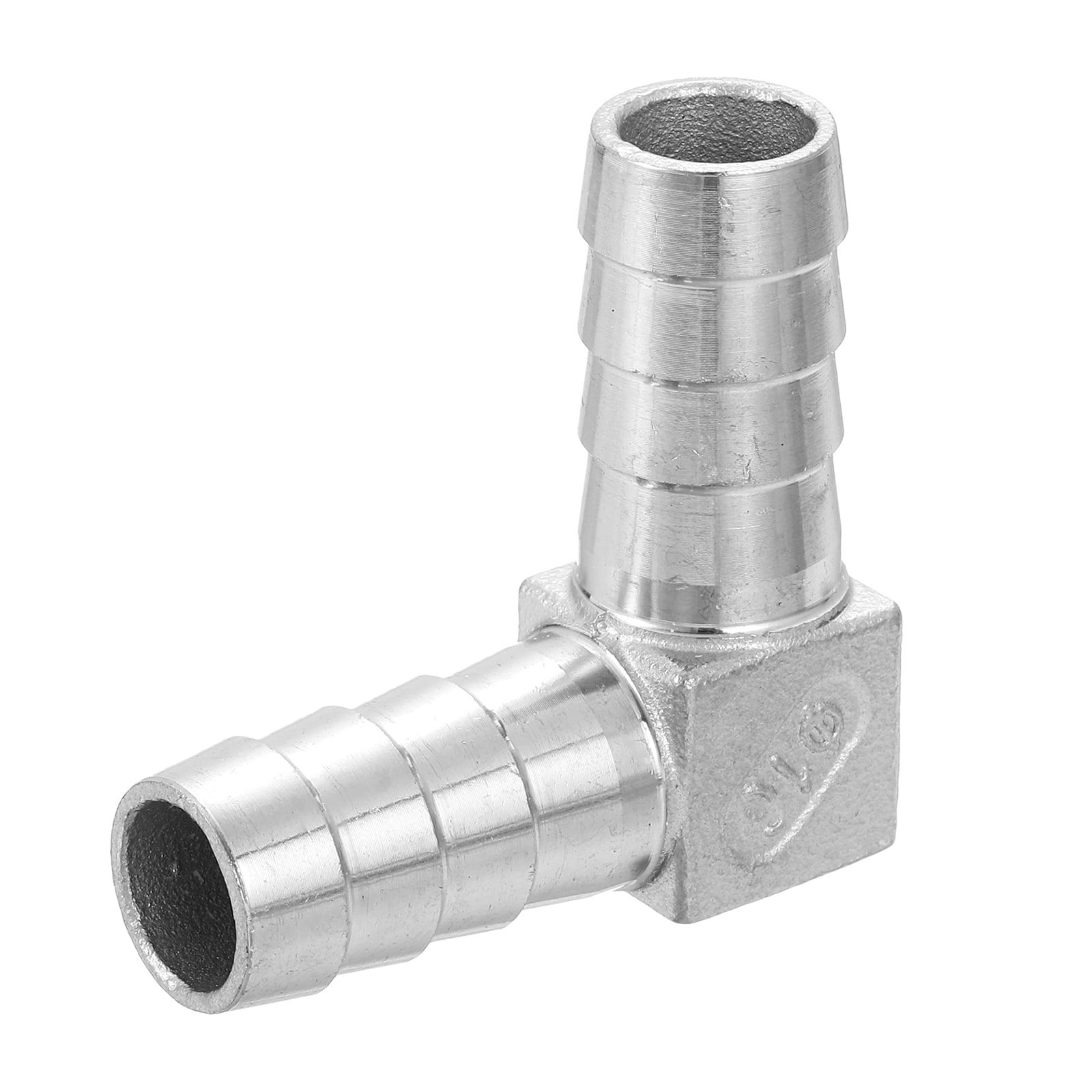 16mm Hose Barb 90 Degree Pipe Fitting, 304 Stainless Steel L Right ...