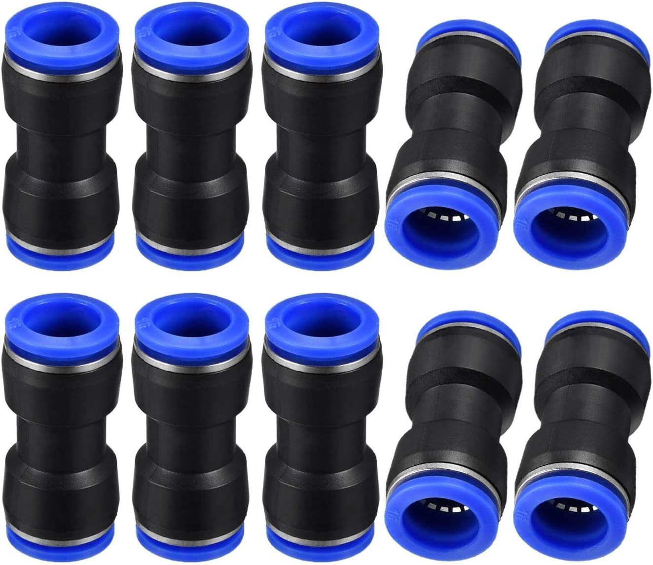 16mm Quick Fitting, 5/8” OD Push to Connect Pipe Tube Straight Fittings ...