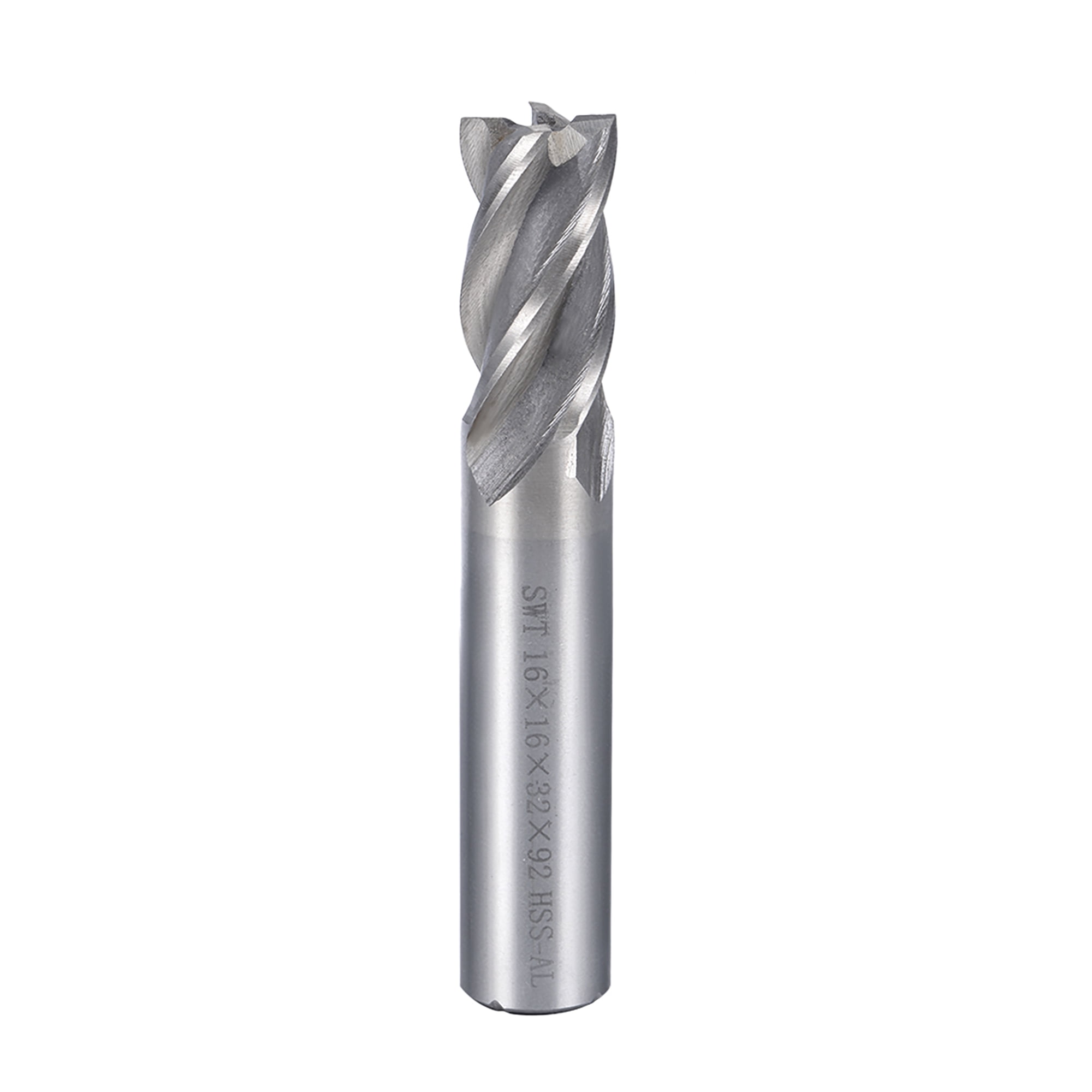 16mm Shank 16mm x 32mm Straight End Mill Cutter CNC Router Bits 4 Flute ...