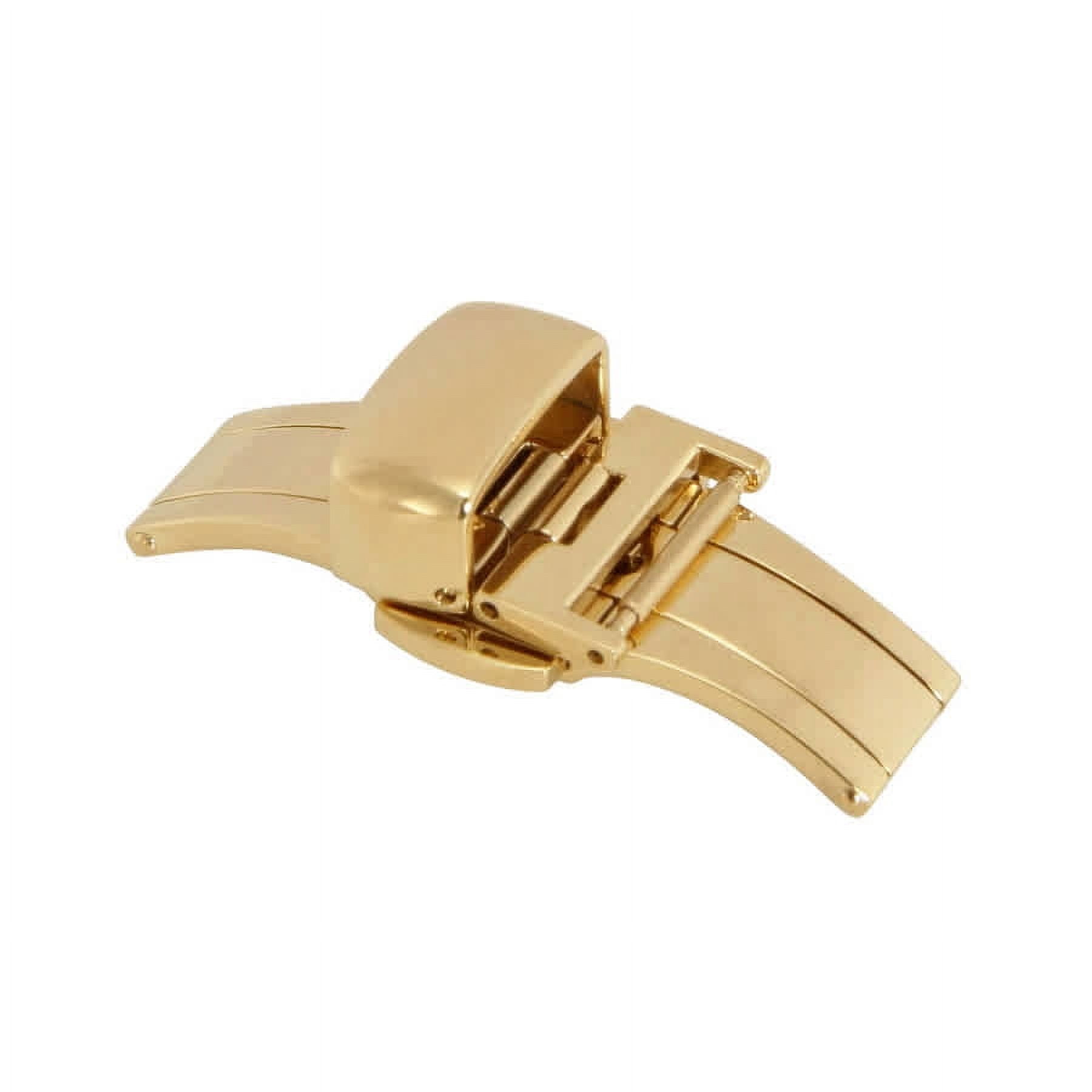 16mm Shiny Gold-tone Push Button Butterfly Clasp - Walmart.com