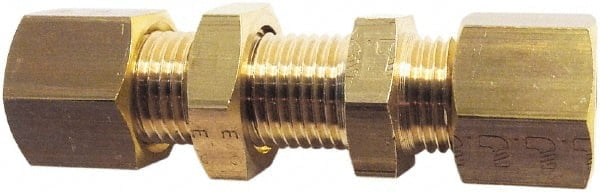 16mm Tube OD Brass Compression Tube Bulkhead Union - Walmart.com