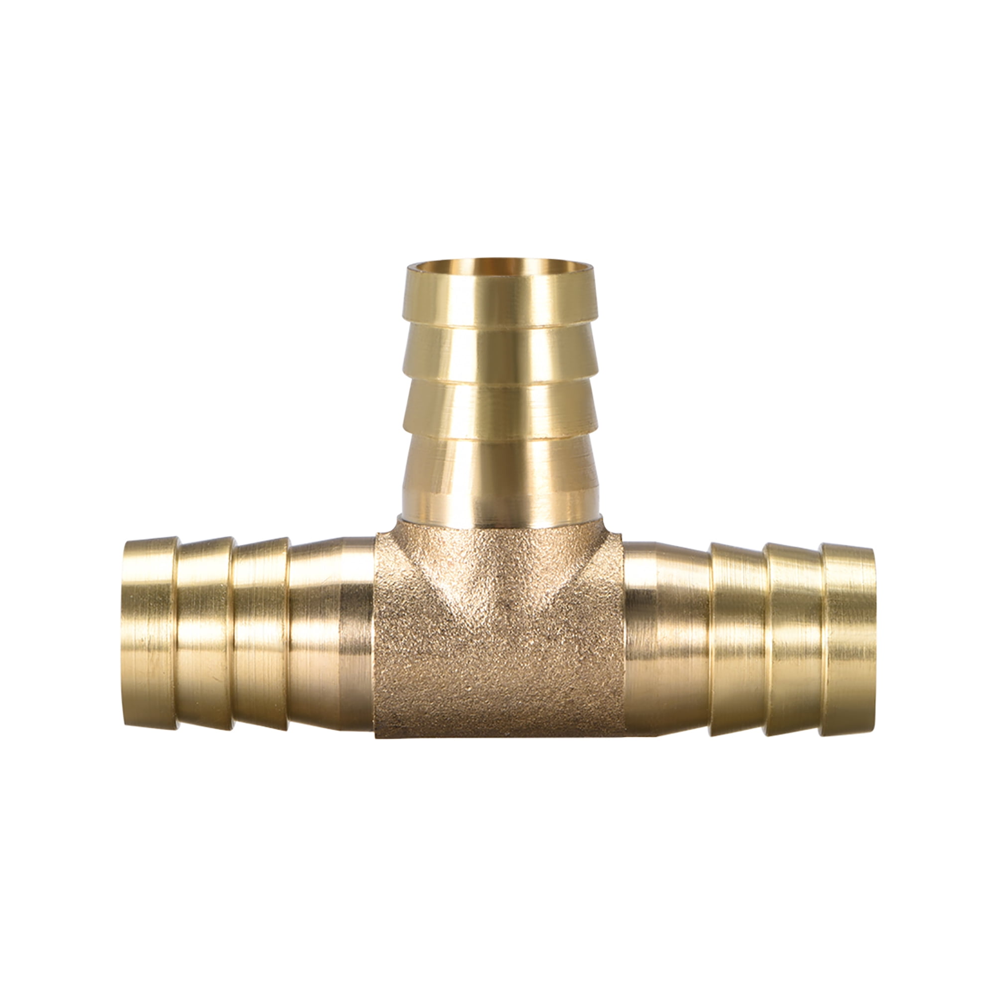 16mm or 5/8" ID Brass Barb Splicer Fitting,T-Shaped 3Way,Barb Hose ...