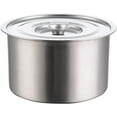 16oz/450ml Stainless Steel Seasoning Box, 3 x 5in Small Stockpot with ...