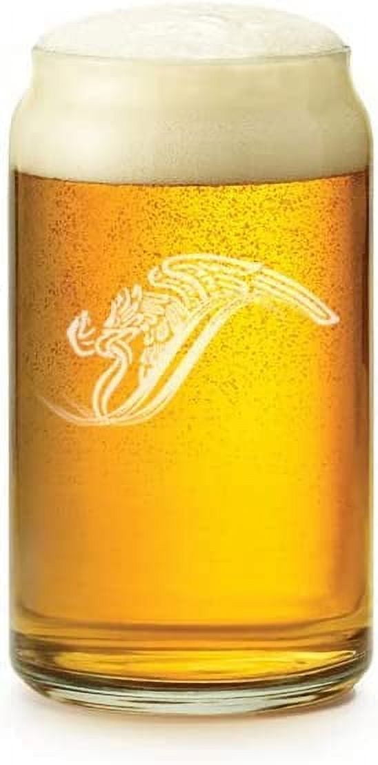 16oz Beer Can Glass Mexico Eagle Escudo Aguila - Walmart.com