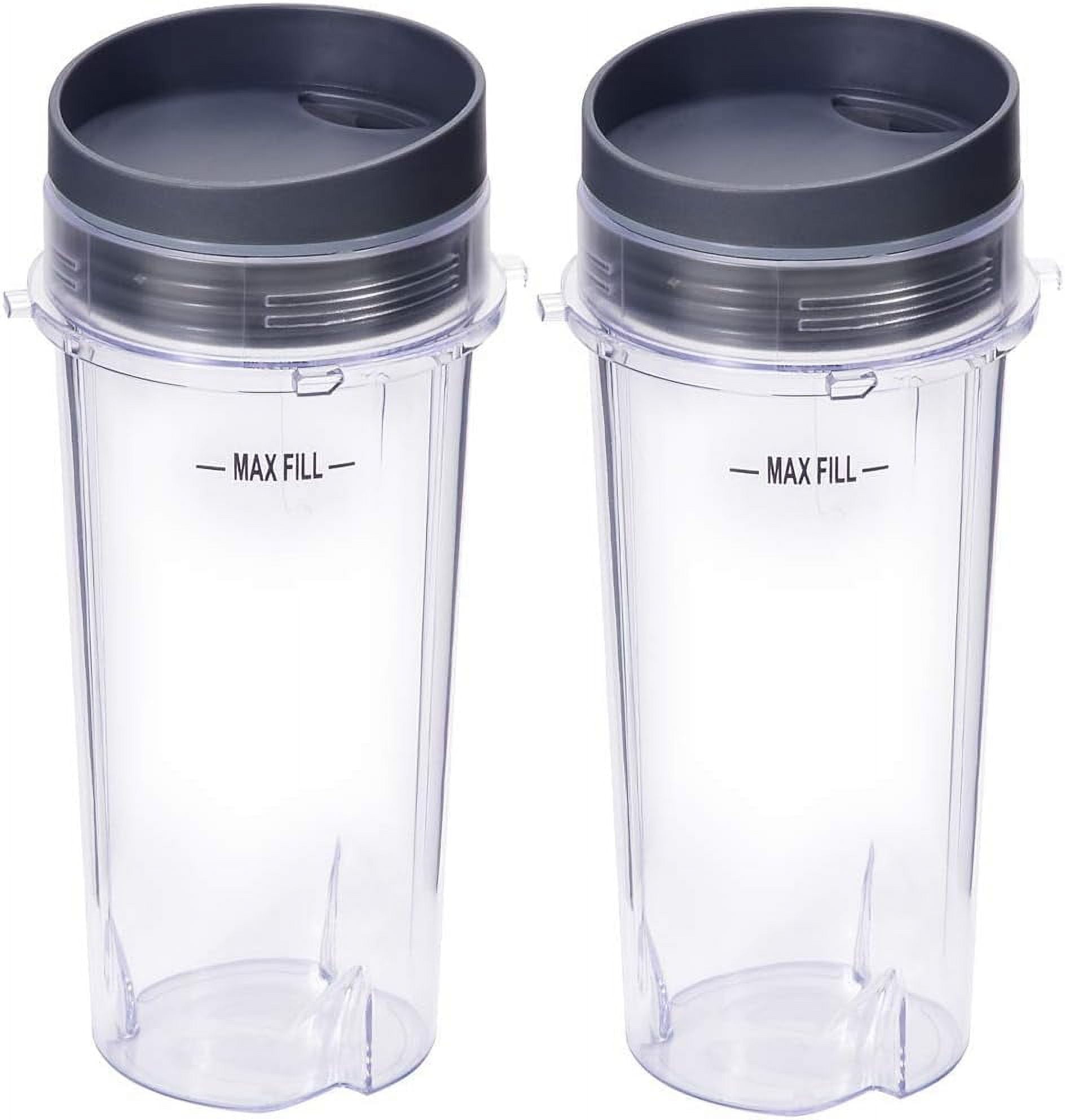 16oz Blender Cup Set for Ninja Replacement Parts Single Serve Blender ...