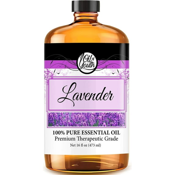 Oil of Youth Lavender Essential Oil, 16 fl oz, therapeutic grade ...