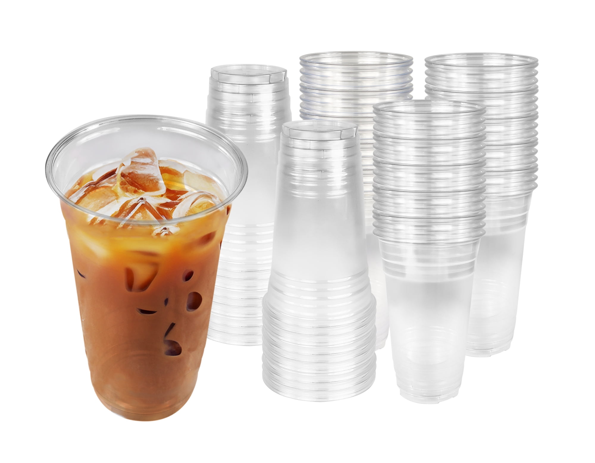 16oz. Clear PET Plastic Cold Cup - 1000/cs - Walmart.com