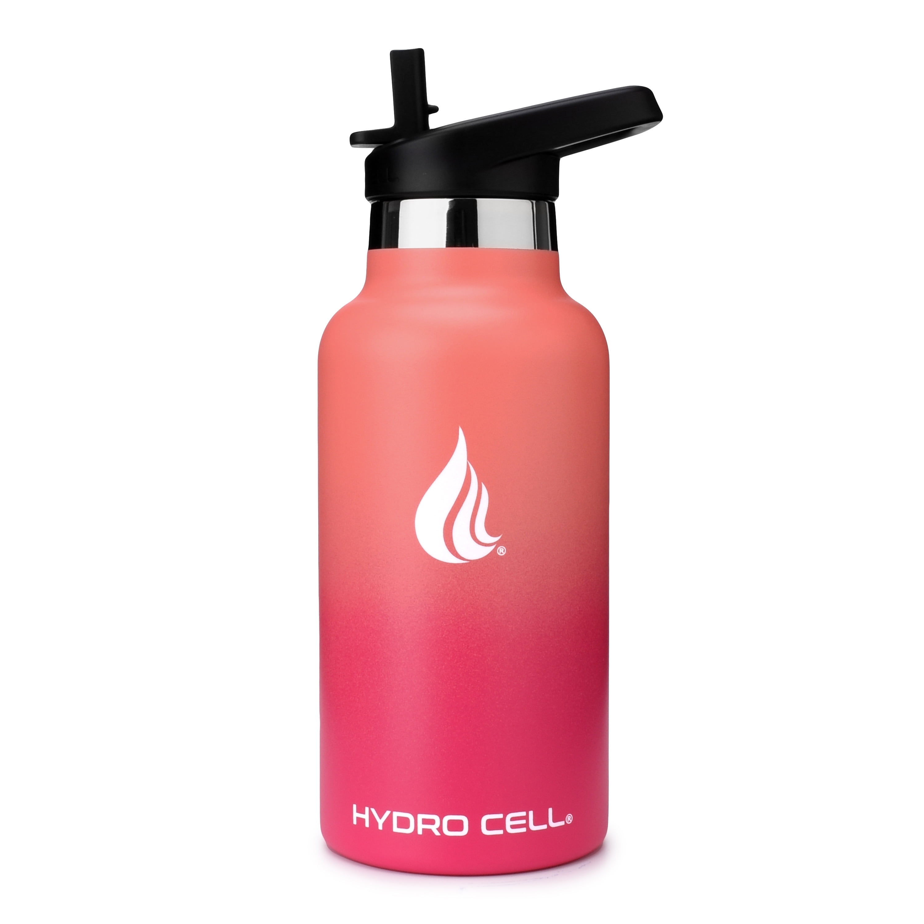 16oz (Fluid Ounces) Standard Mouth Hydro Cell Stainless Steel Water ...