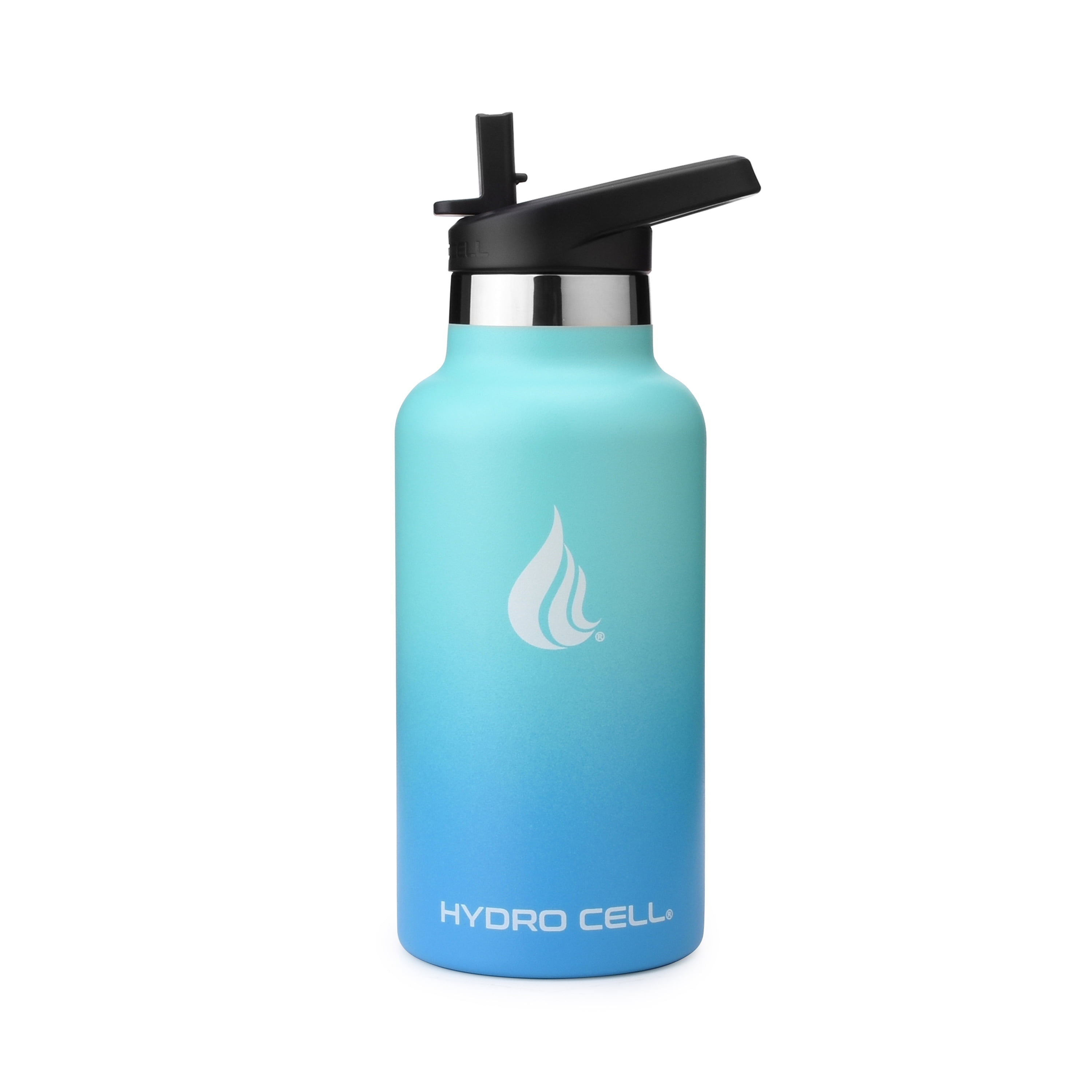 16oz (Fluid Ounces) Standard Mouth Hydro Cell Stainless Steel Water ...