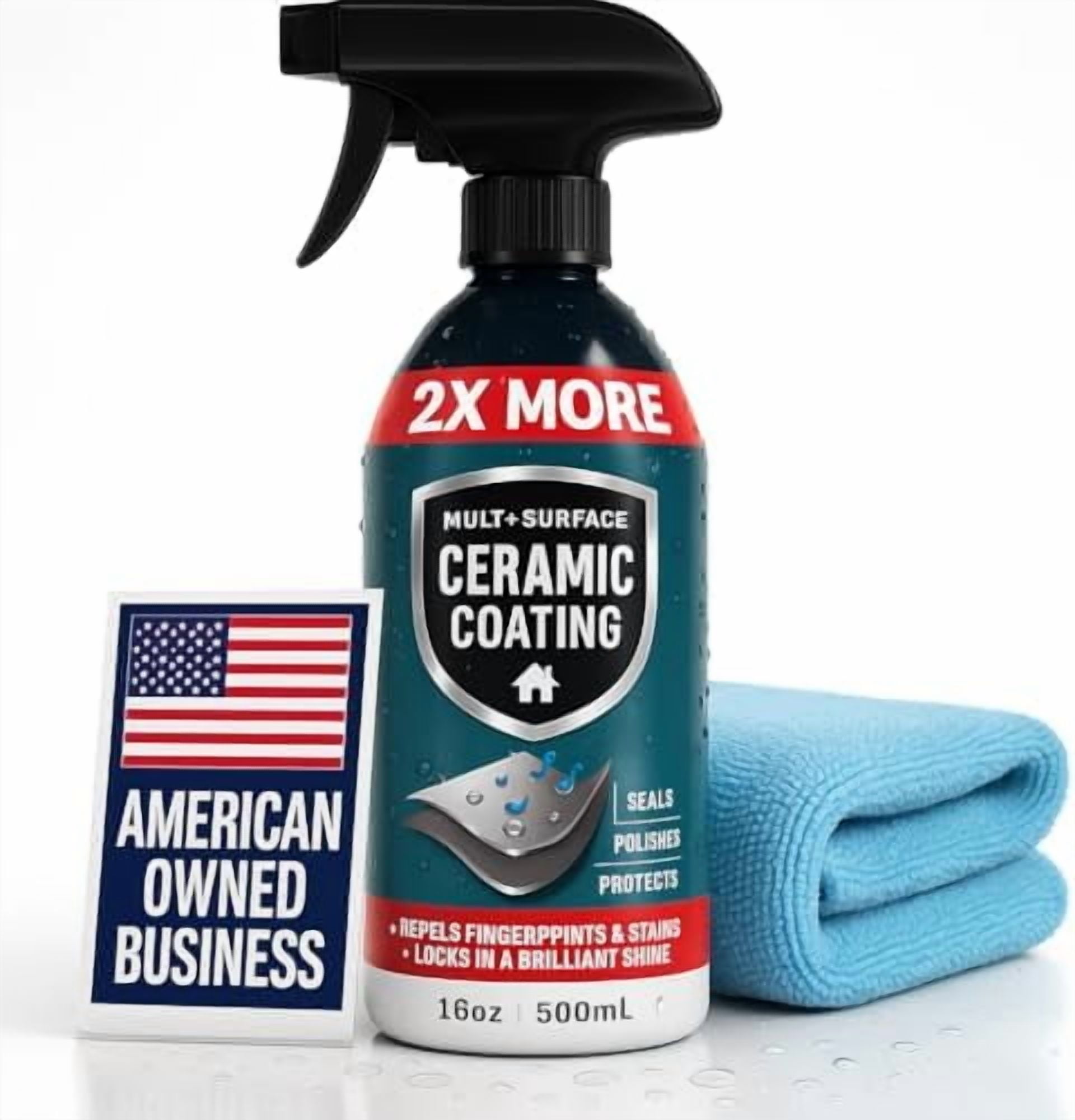 16oz Home Ceramic Coating Spray Kit - Shine, Seal & Kitchen & Bath ...