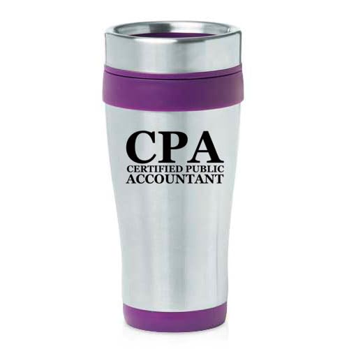 16oz Insulated Stainless Steel Travel Mug Coffee Mug Tumbler CPA ...
