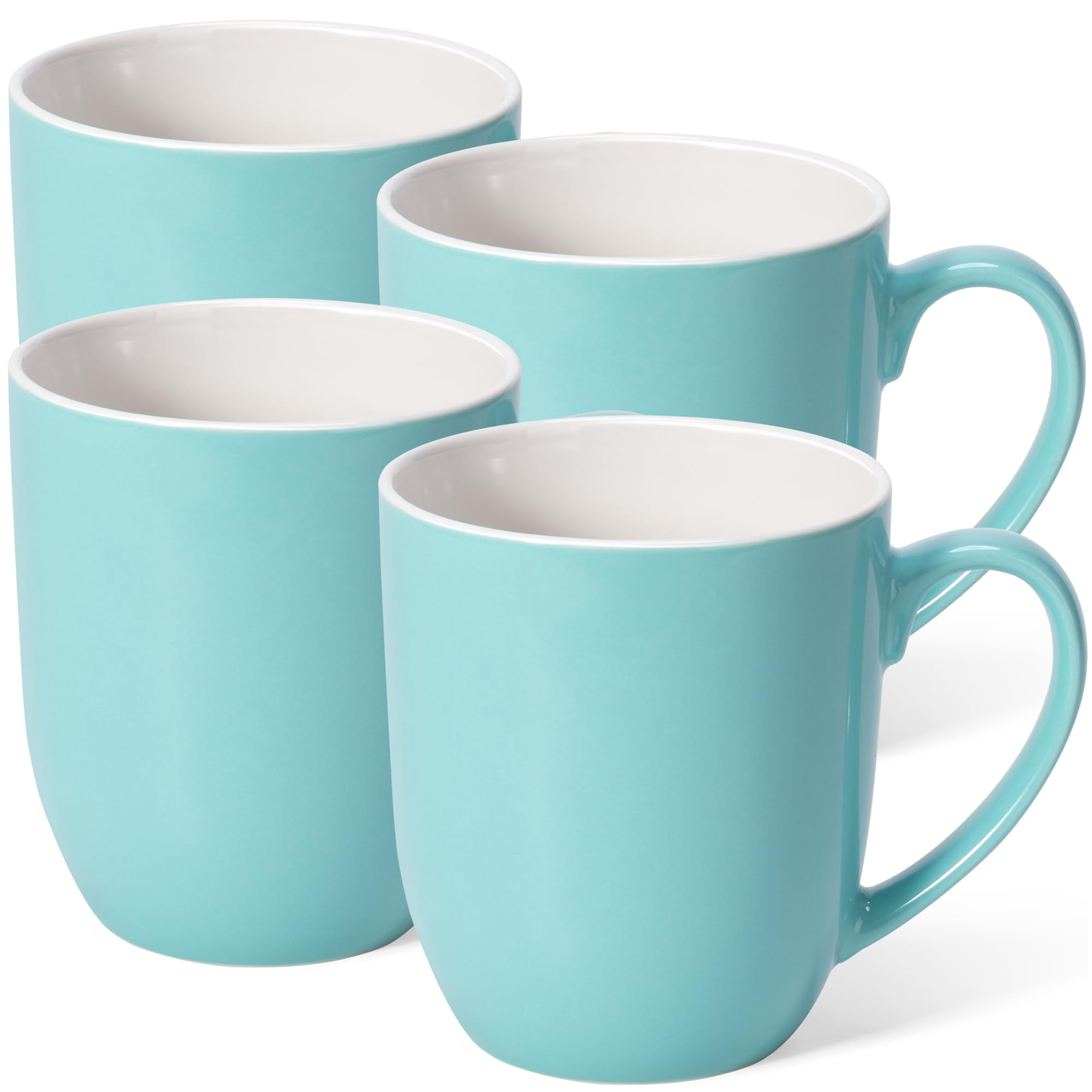 16oz Large Coffee Mug Set, made of ceramic, suitable as a coffee or tea ...