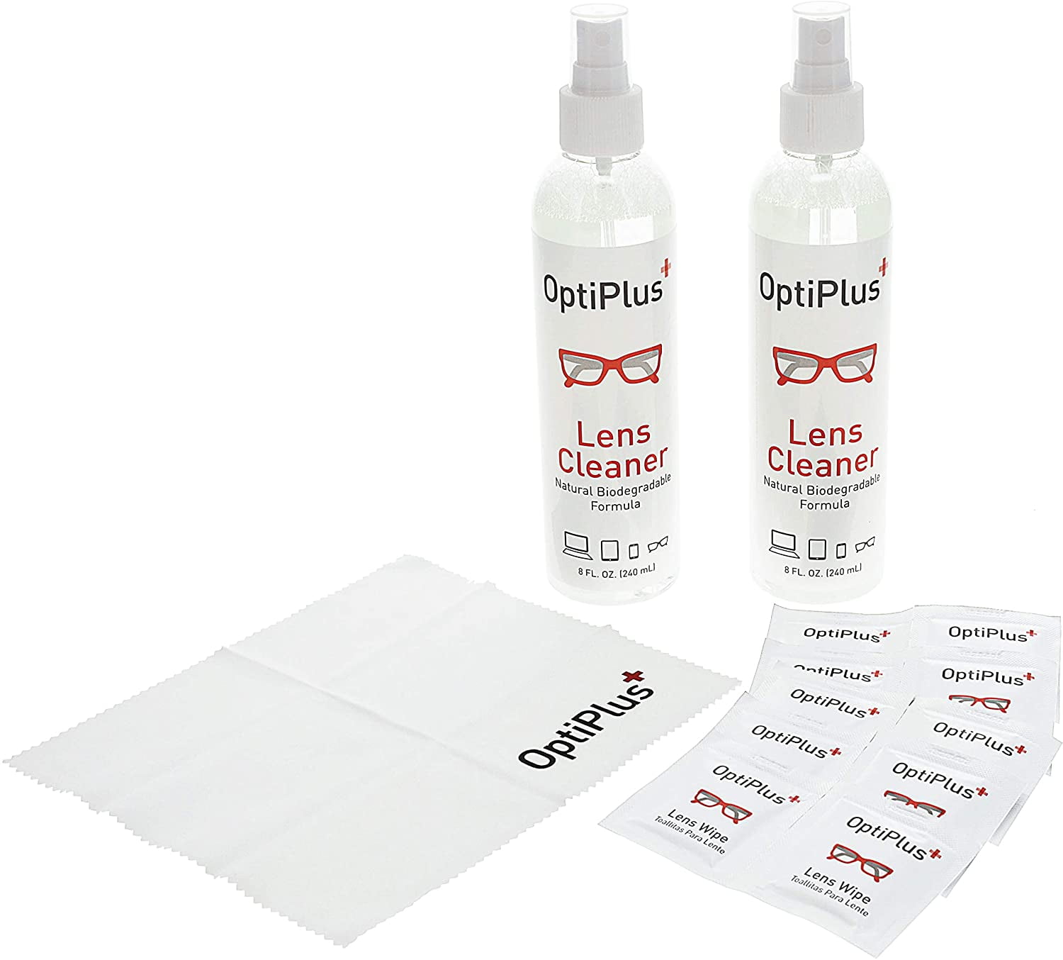 16oz Lens Cleaning Care Pack | All Natural Eyeglass Cleaning Kit ...