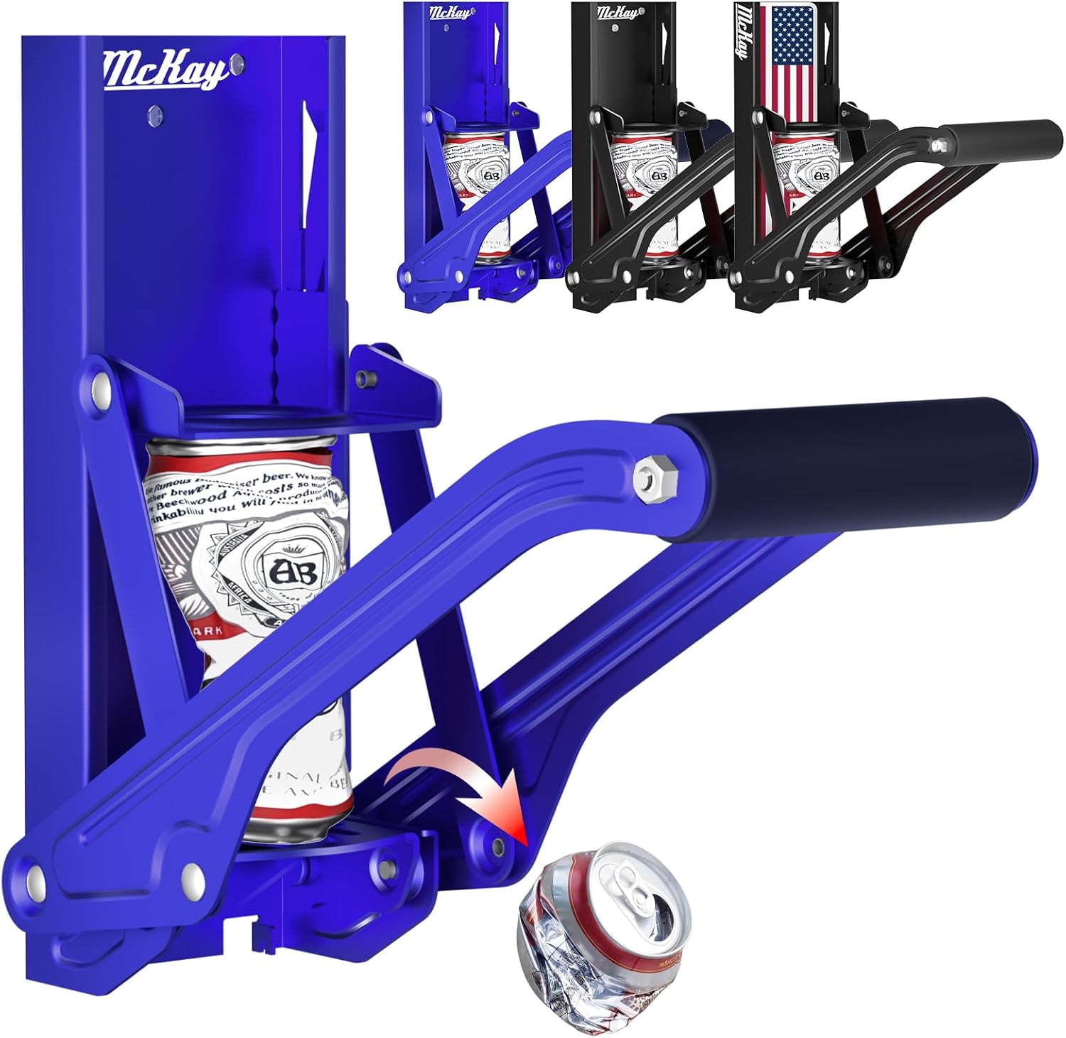 16oz Metal Can Crusher Auto Recycling, Heavy-Duty Can Crusher Wall ...