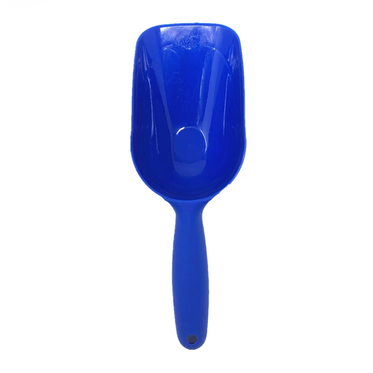16oz Plastic Scoop Set In Red And Blue For Ice, Pet Food, And Dry Goods ...