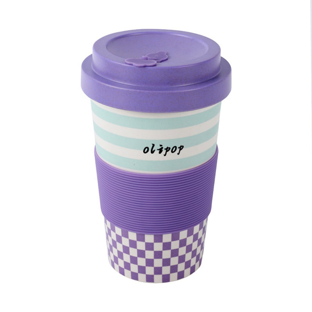 16oz Travel Mug with Lid, Insulated Tumbler, Non-Slip Sleeve and BPA ...