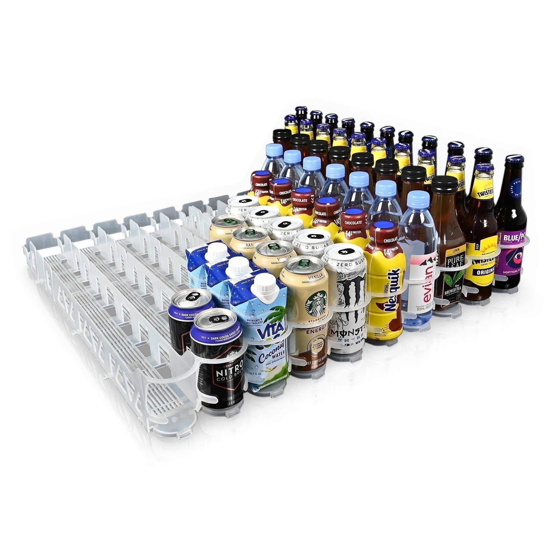 Display Technologies Visi-Slide Shelf Glide for 16 oz Beverages, 10" (2 ...