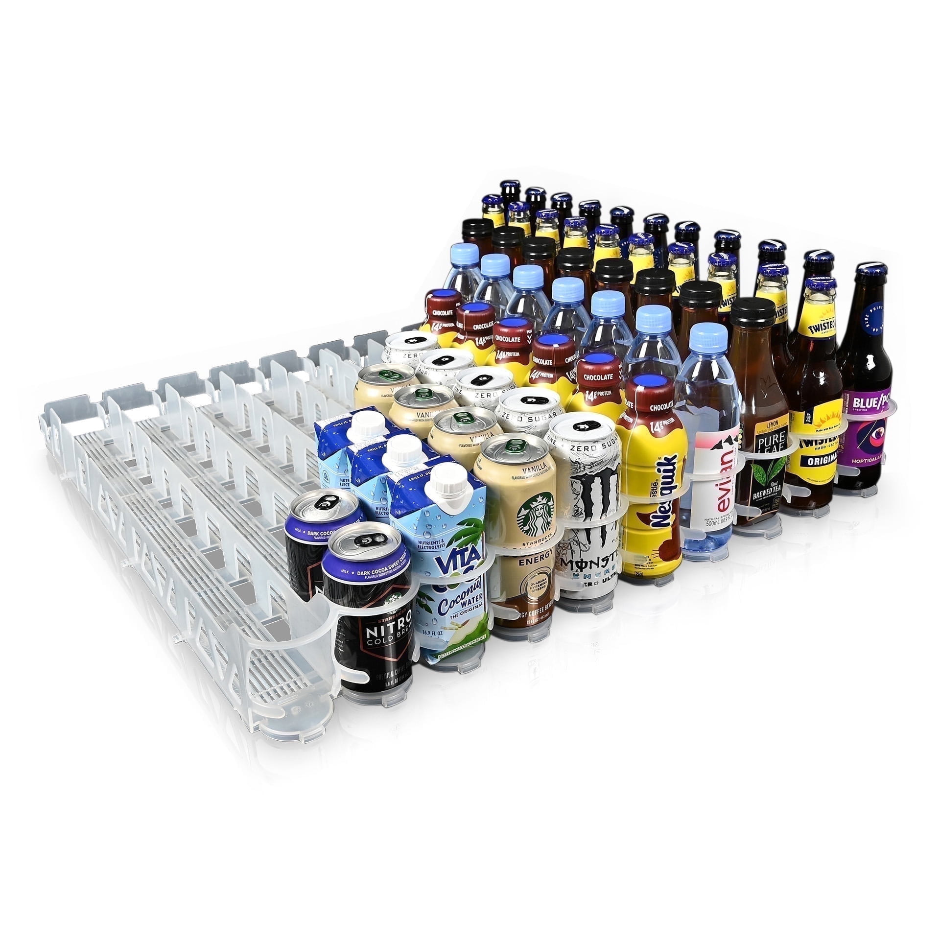Display Technologies Visi-Slide Plastic 16 oz Beverage Dispenser, 2 ...