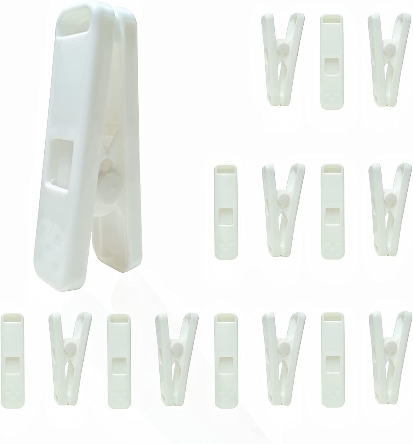 16pack Strong Plastic Clothespins-Heavy Duty Laundry Clothes Pins ...