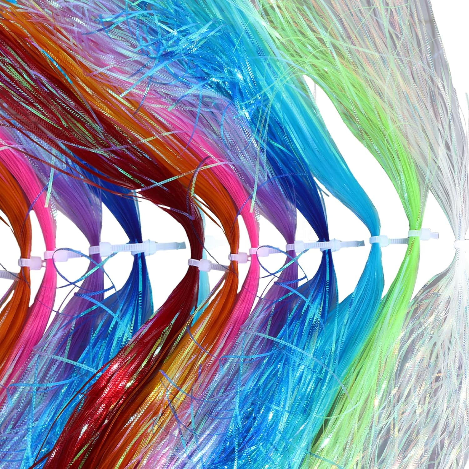 16packs Fly Tying Material Crystal Flash Holographic Flashabou Teaser ...