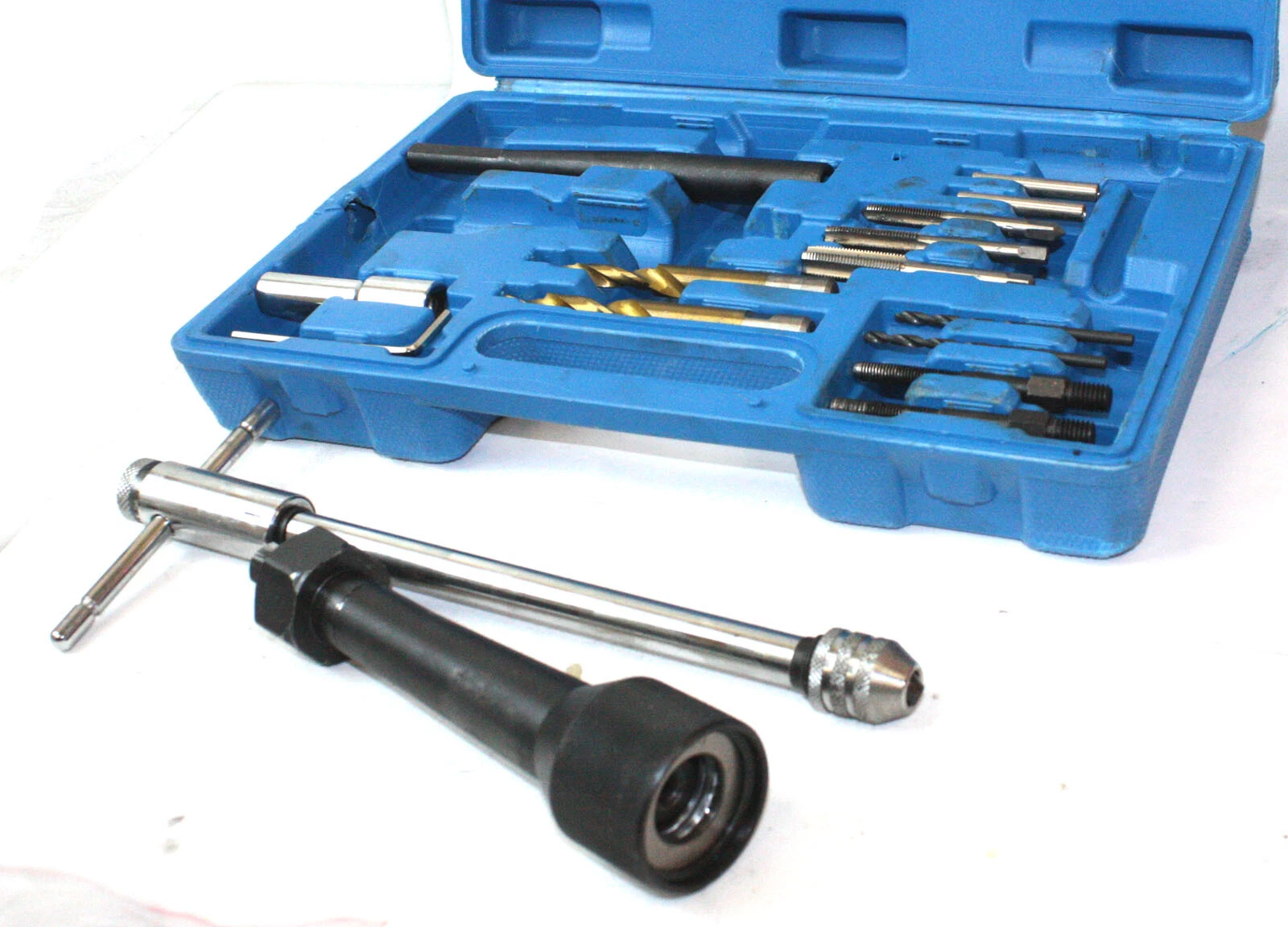 16pc Damaged Glow Plug Extractor Removal Repair Kit for Cylinder Heads ...