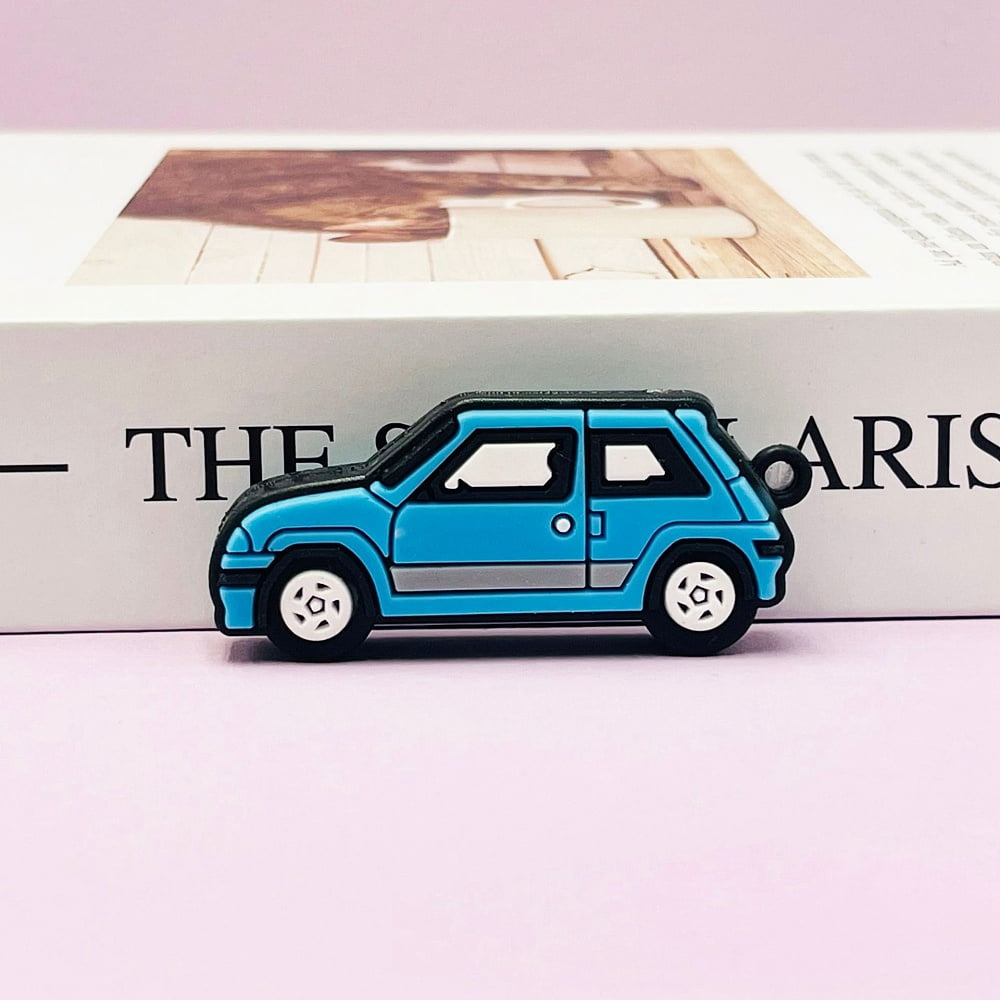 16pc PVC Plastic Pendants Car Charms Deep Sky Blue 50x20x1.2mm - Walmart.com