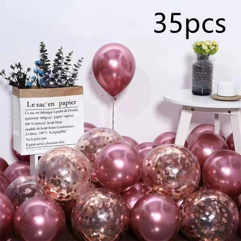 16pcs Black Metallic Sequin Balloons for Birthday Wedding Graduation ...