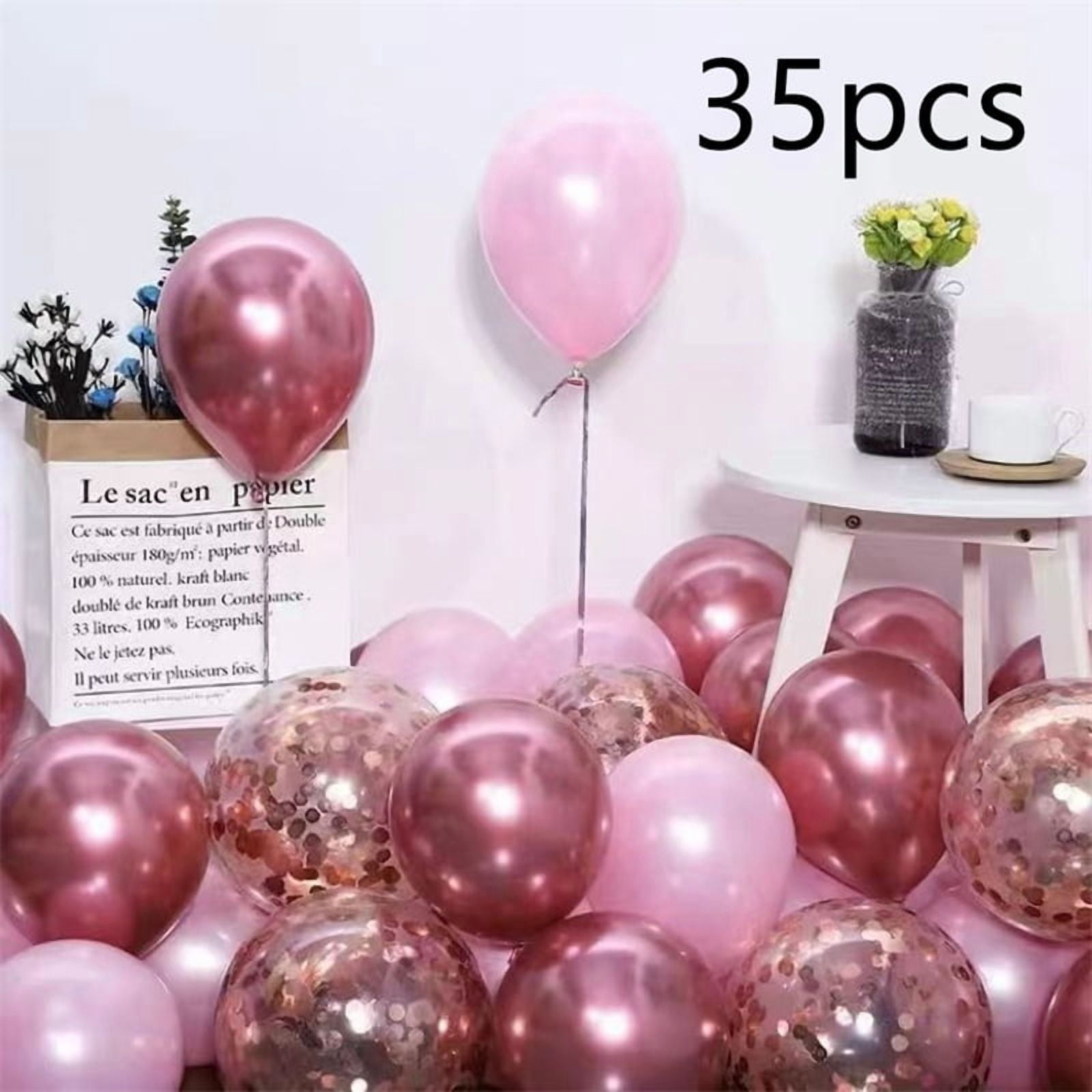 16pcs Black Metallic Sequin Balloons for Birthday Wedding Graduation ...