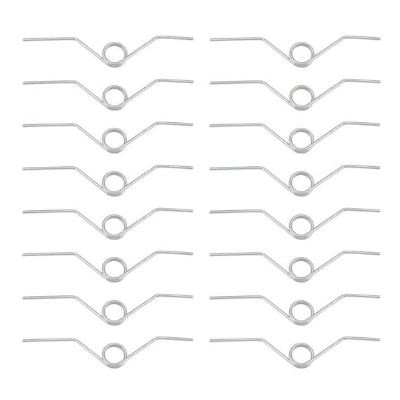 16pcs Carbon Steel Small Torsion Spring 1.6mm Wire Diameter V-Shape ...