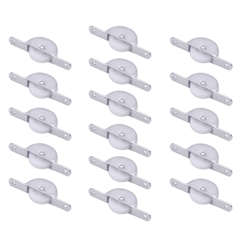 16pcs Closet Track Pulleys for Household Windows and Door Wheels ...