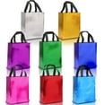 16pcs Colorful Gift Bags Medium Size, Reusable Goodie Bags with Handles ...