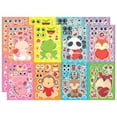 16pcs Creative Face Stickers Cartoon Theme Face Features For Kids Art ...