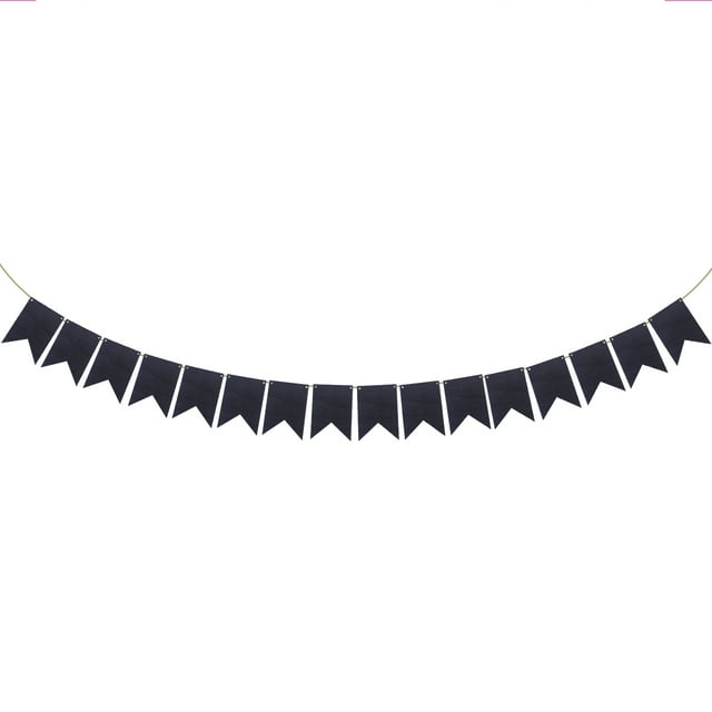 16pcs DIY Chalkboard Banner Wooden Chalkboard Hanging Sign Party ...