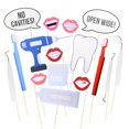 16pcs Doctor Photo Booth Props Photobooth Kits Dress Up Decoration ...