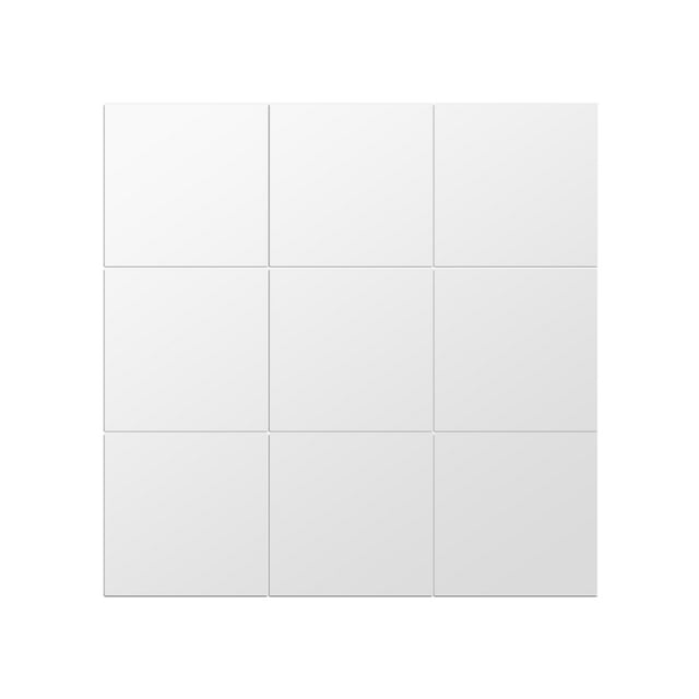 16pcs Mirror Wall Stickers Acrylic Mirror Tile Sticky Mirrors Adhesive Flexible Mirror Squares