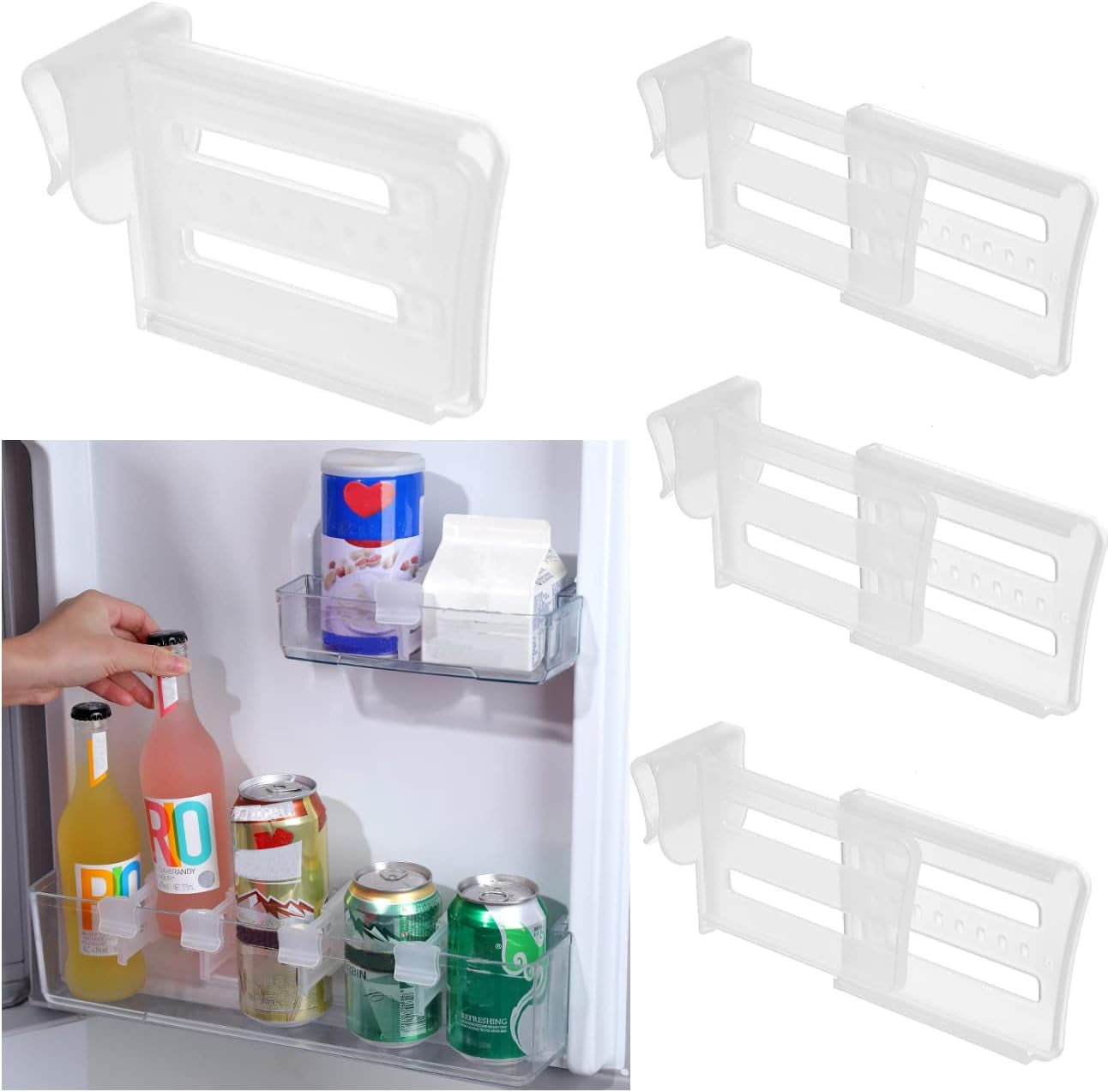 16pcs Multifunctional Storage Dividers, Storage Box Dividers for ...