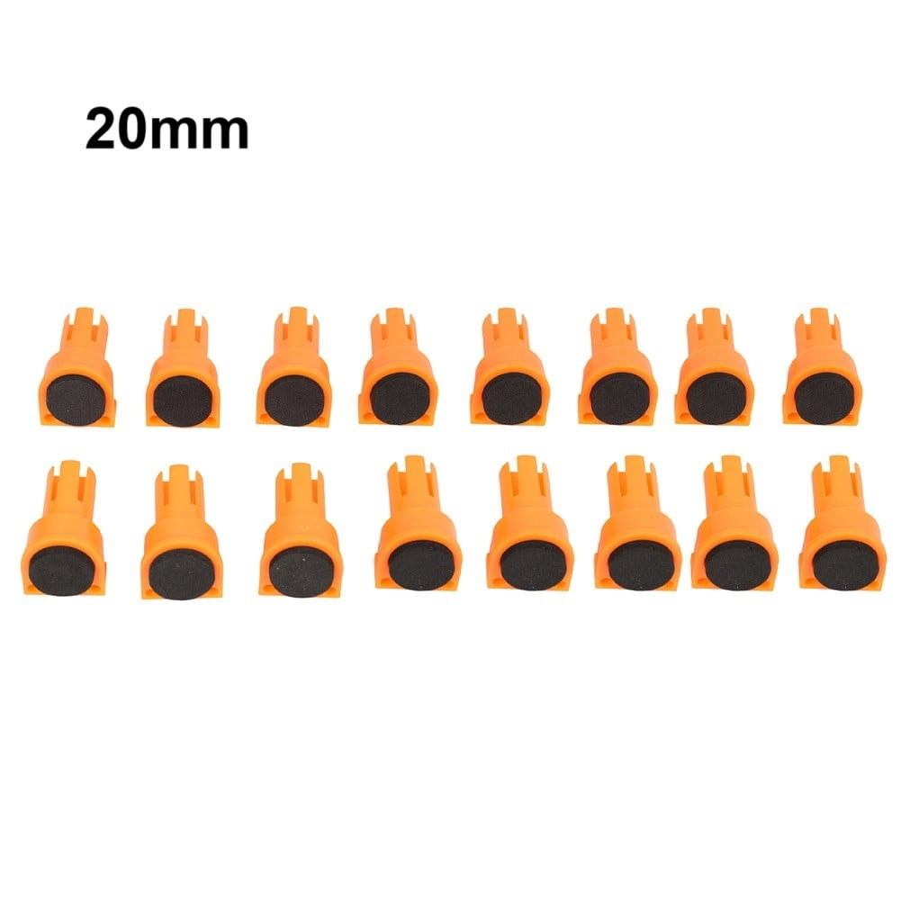 16pcs Nylon Bench Dogs Clamps with Grommet Brake Inserts for 19mm 20mm ...