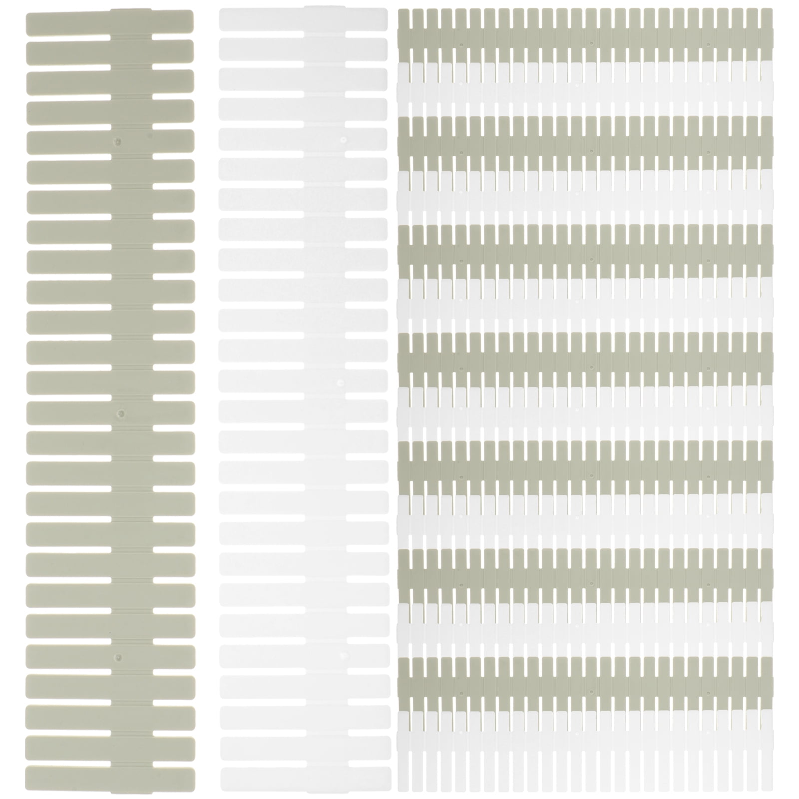 FONDOTIN 16Pcs Plastic Drawer Separators DIY Free Combination Organizer ...