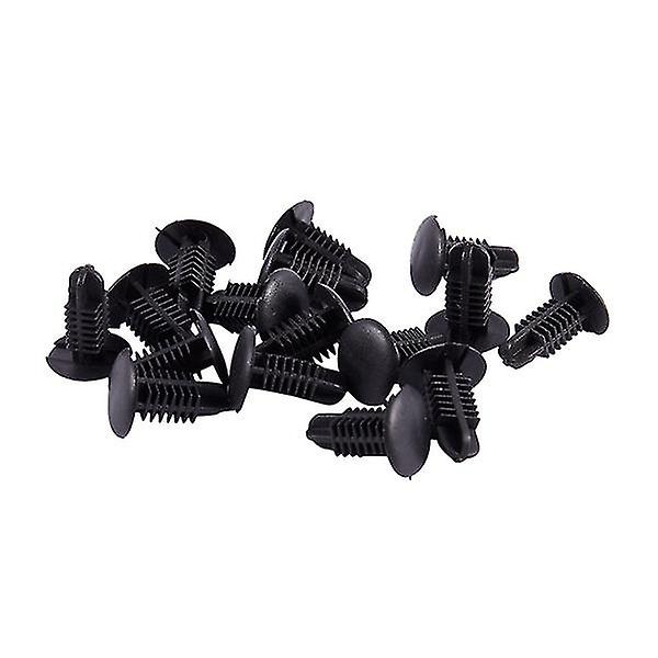 16pcs Plastic Rivets Clip 4mm X 5mm X 15mm Black - Walmart.com