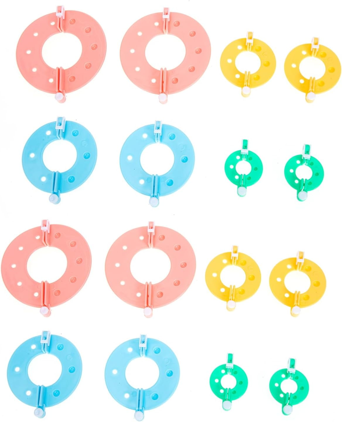 16pcs Pompom Knitter Hand Tool Yarn Knitting Tool Mini Yarn Winder Pom ...