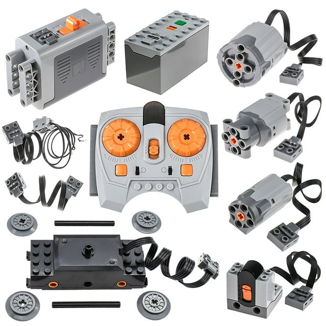 16pcs Power Functions Motor Set - Compatible with Lego, Assembled ...