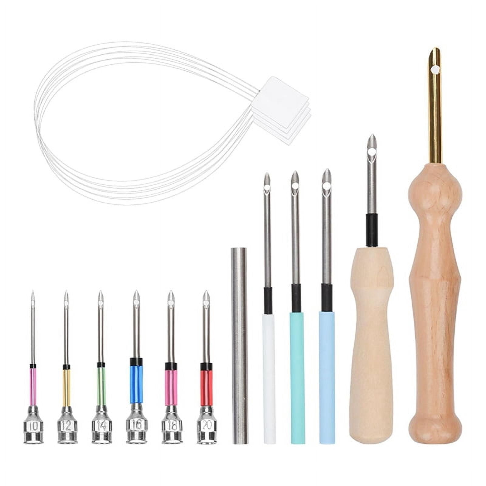 16pcs Punch Needle Kits, Punch Needle Tool Punch Needle Embroidery Kit ...