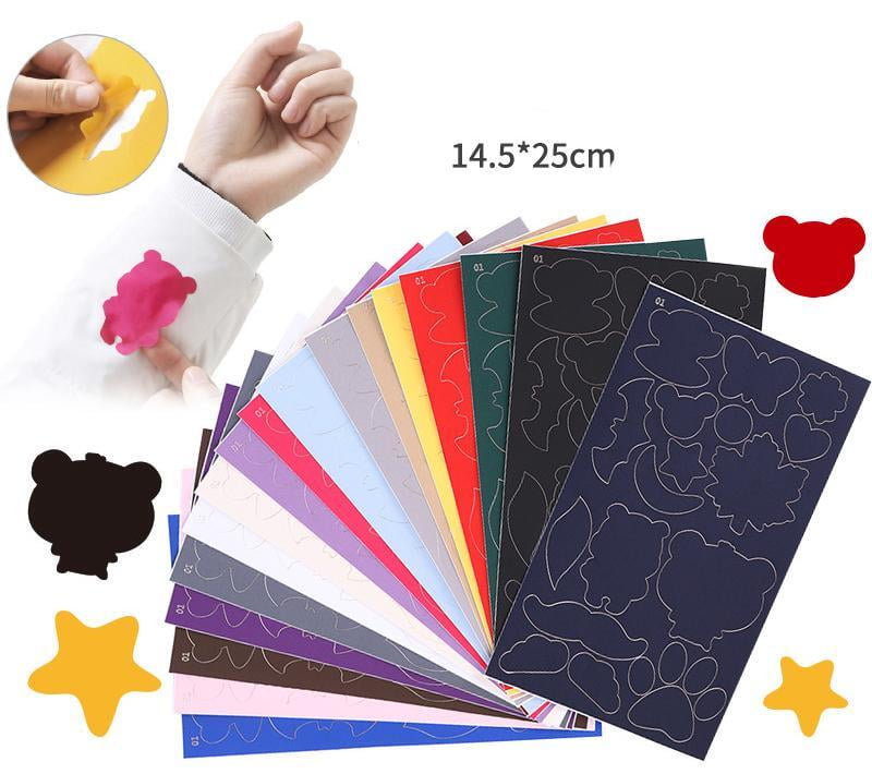 16pcs Random Color Style Down Jacket Repair Patch,Textile Patch,Fabric ...