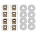 16pcs Replacement Dust Bags Mop Cloth For L10S for Ultra/ S10 S10 Pro ...