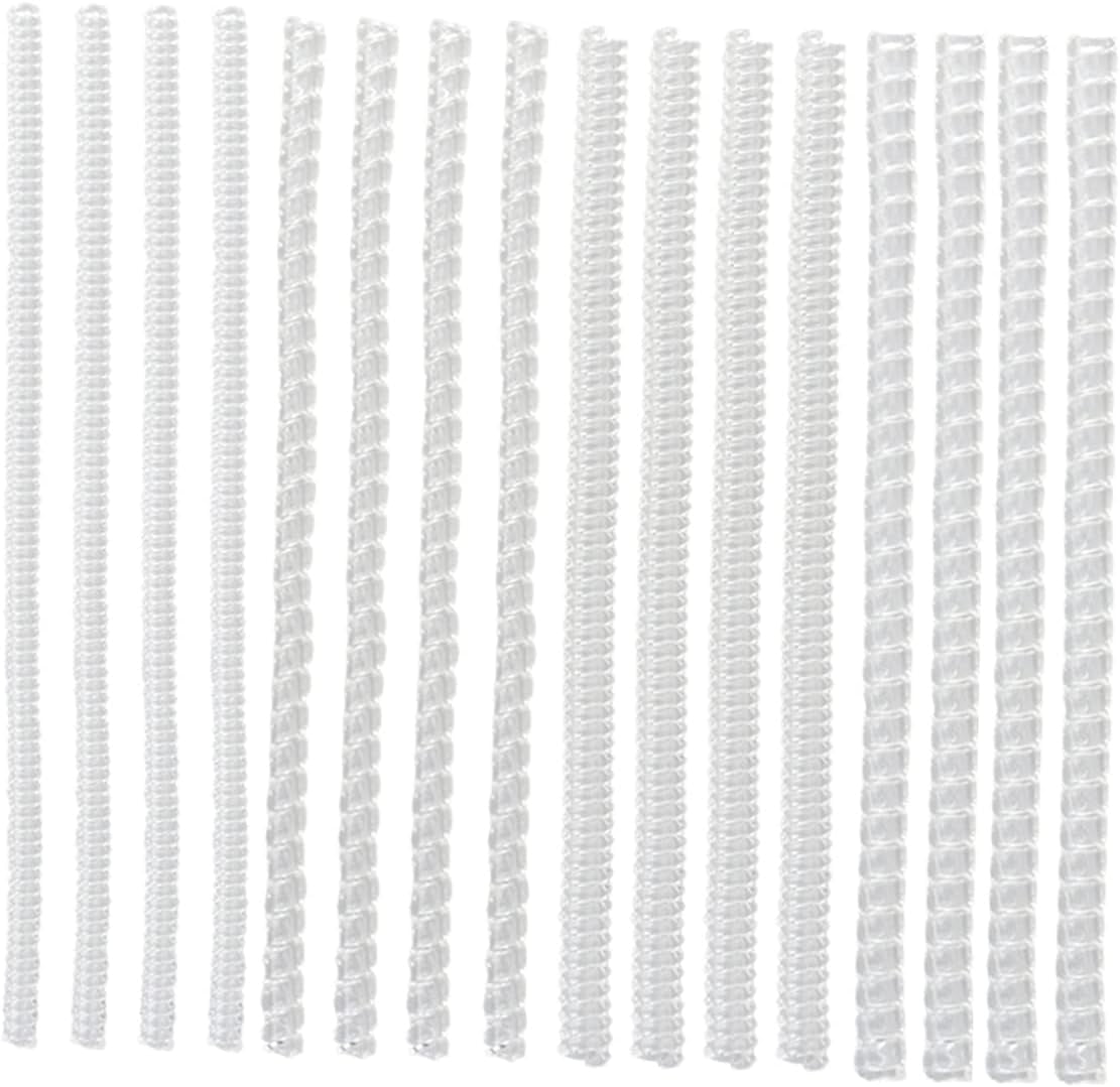 16pcs Ring Adjustment Spring Womens Silicone Ring Spring Tool Clear ...
