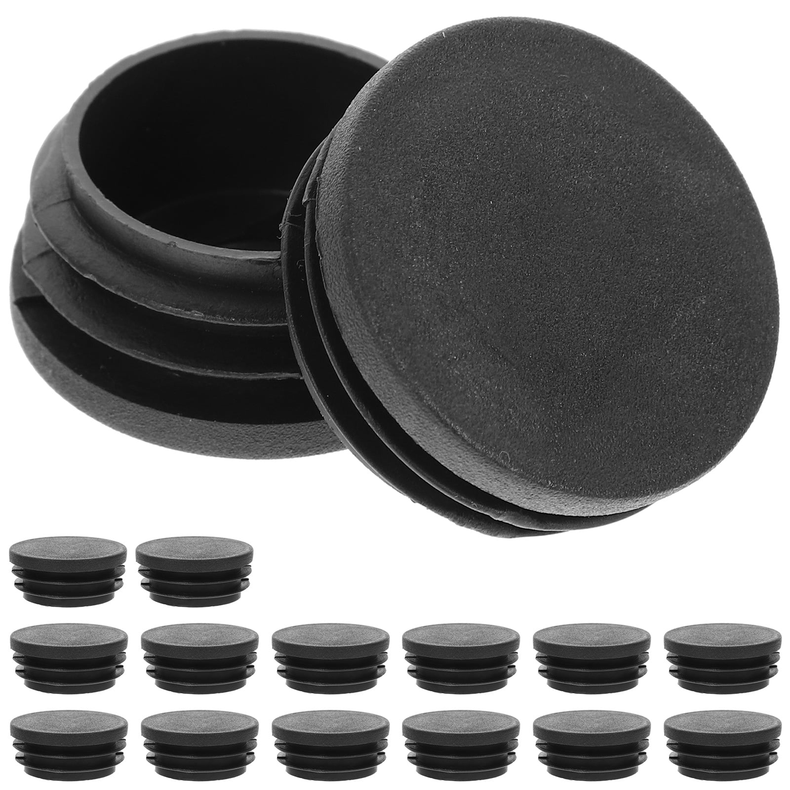 16pcs Round Tubing Plug Caps Tubing End Cap Plastic Plugs Finishing ...
