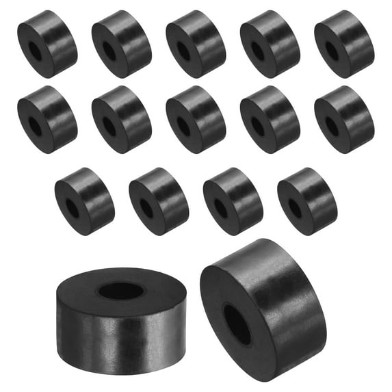 16pcs Rubber Spacers 40mm OD x 12mm ID x 20mm Height Round Anti ...