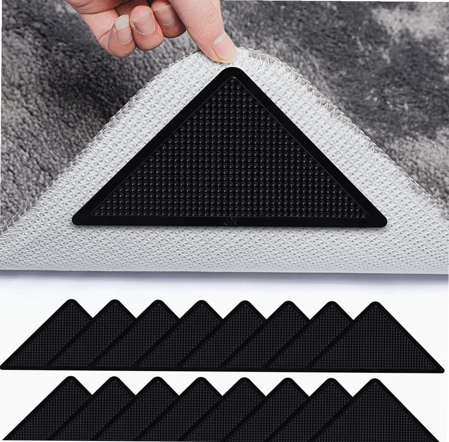16pcs Rug Grippers, Non Slip Rug Pads Washable Rug Carpet Gripper for ...