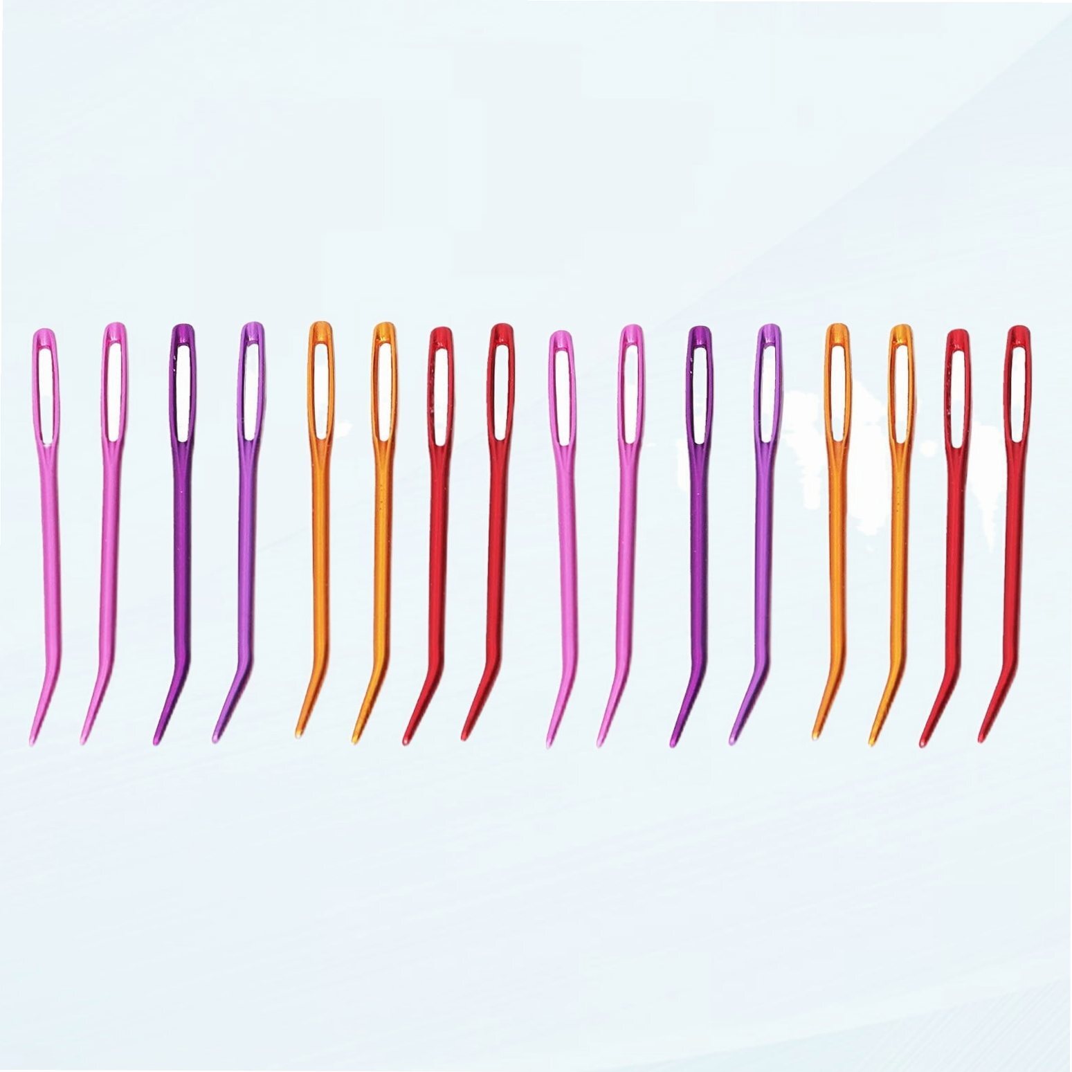16pcs Taipéis Jumbo Snáthaid Bent Súile Móra Snáth Blunt Snáthaidí ...