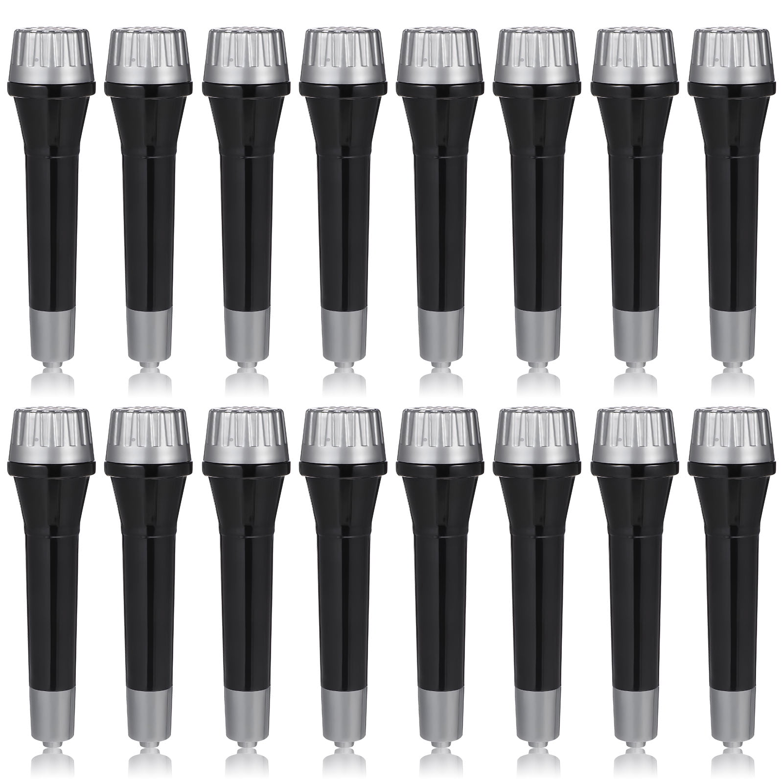 16pcs Toy Microphone Kids Prop Mics Plastic Stage Costume Microphone ...